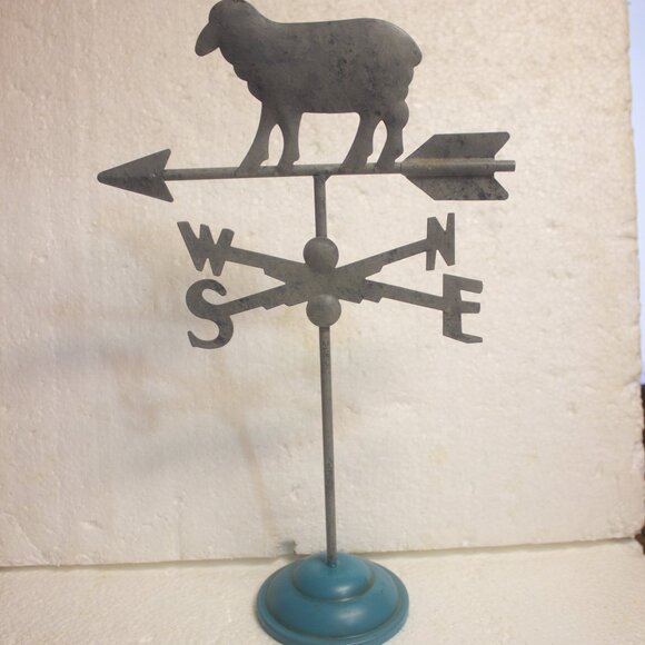 Unbranded | Accents | Farmhouse 15 Tall Weathervane Sheep Light Metal ...